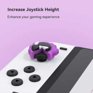 Yocore Purple Devil Switch Thumb Grip Caps,Soft Silicone Thumb Grips,Analog Stick Caps Soft Silicone Joystick Caps for Switch/OLED/Switch Lite,4 Pcs