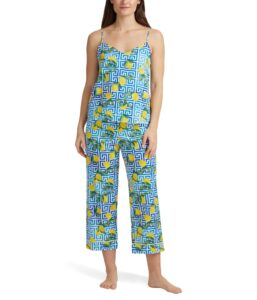 bedhead pjs cami cropped pajama set make lemonade lg (us 12-14)