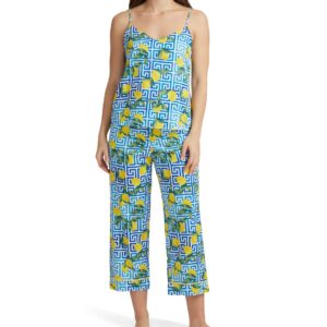 Bedhead PJs Cami Cropped Pajama Set Make Lemonade LG (US 12-14)