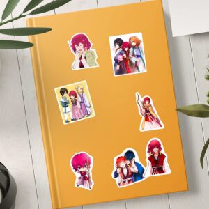 30 Pcs Stickers Aesthetic Pack Decals Yo.na Label D.awns Waterproof Animes Vinyl Removable Bike Funny Water Bottle Book Luggage Phone Gift for Kids Friends Boy Girl Family