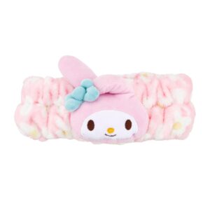 the crème shop 3d teddy headyband™ ultra-soft plush design keeps hair away during skincare & makeup routines comfortable fit gentle on skin adorable teddy bear aesthetic washable (my melody)