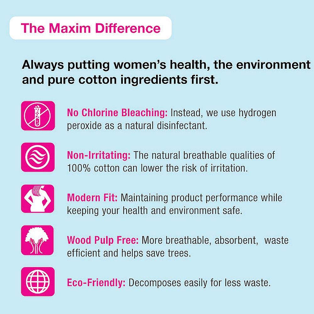 Maxim Facial Wipes, 100% Organic Cotton Face Wipes, 60ct, Moisturizing Makeup Remover Wipes Biodegradable Facial Wipes, Hypoallergenic Without Harsh Chemicals, 2 Packs of 30