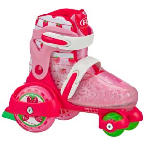 roller derby fun roll adjustable roller skates for beginners, boys & girls medium (11-2)