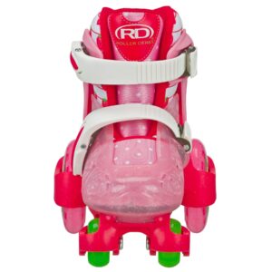 Roller Derby Fun Roll Adjustable Roller Skates for Beginners, Boys & Girls Medium (11-2)