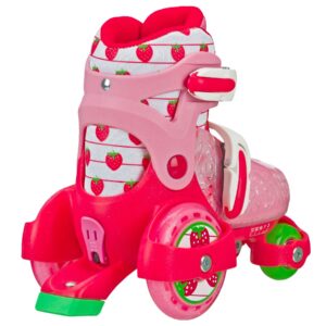 Roller Derby Fun Roll Adjustable Roller Skates for Beginners, Boys & Girls Medium (11-2)