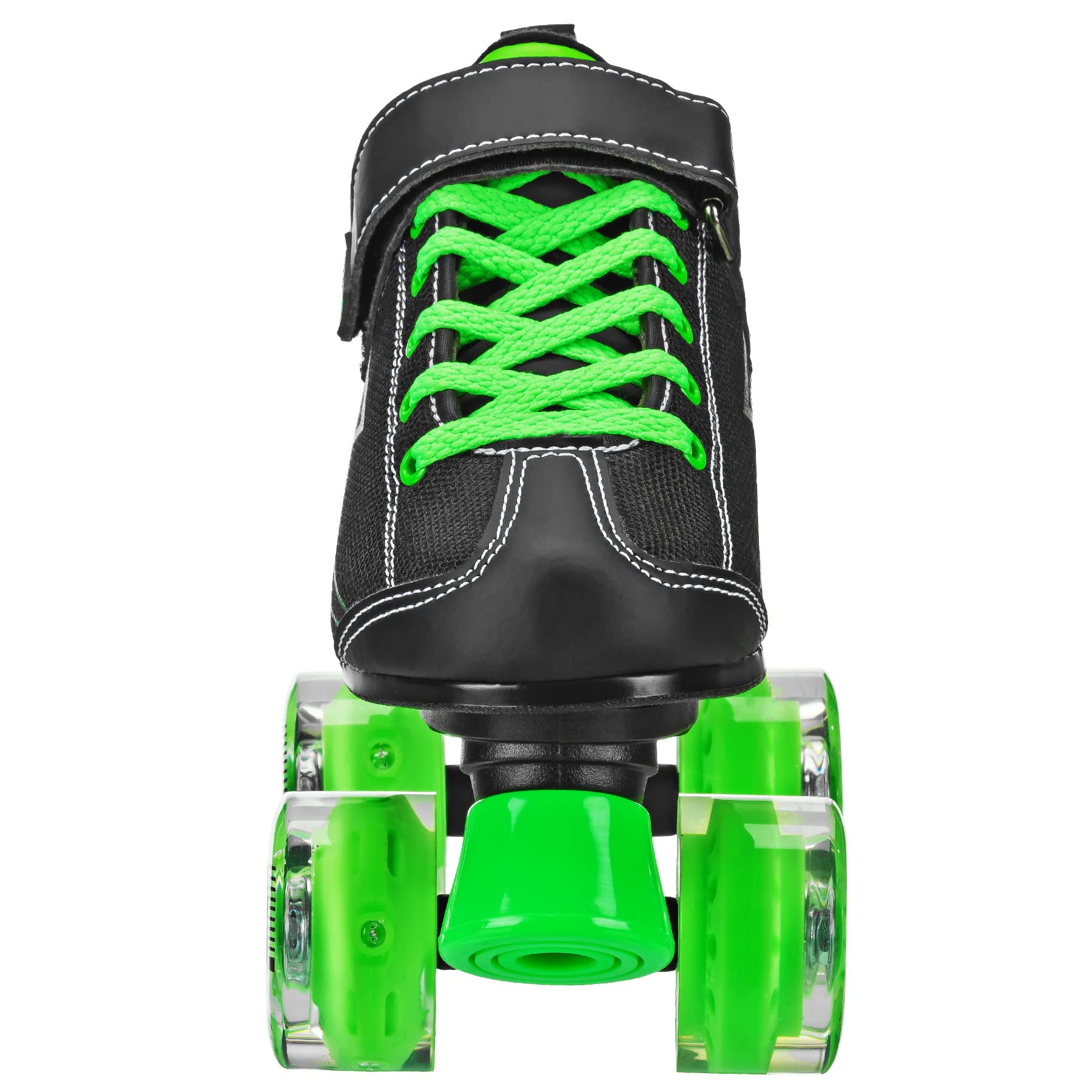 Roller Derby Blazer Boy's Lighted Wheel Roller Skate Black/Green Size 13J