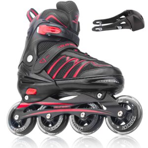 huatinent adjustable inline skates for women and men, men roller skates for adult female male with brake, patines para mujer for youth teens boys and girls