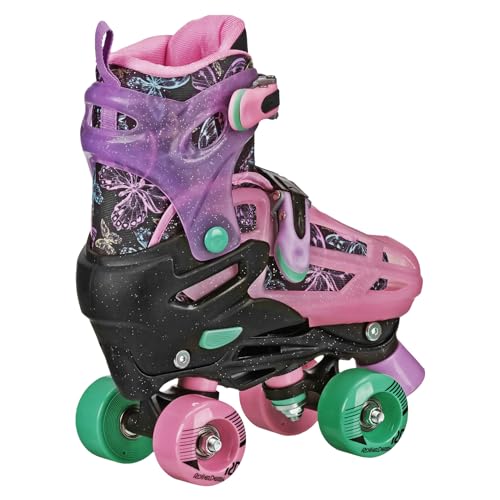 Roller Derby Falcon 2-in-1 Combo Quad and Inline Skates for Kids, Adjustable Sizing