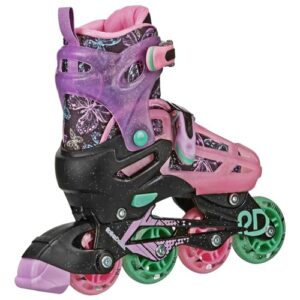 Roller Derby Falcon 2-in-1 Combo Quad and Inline Skates for Kids, Adjustable Sizing