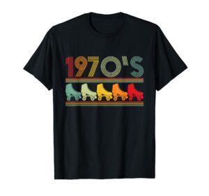 1970's - speed roller skating roller derby skate skaters t-shirt