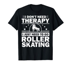 cool roller skating for men women roller derby inline skate t-shirt