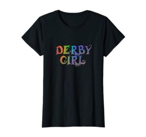 roller derby girl t-shirt