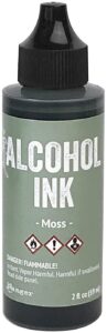 ranger tim holtz - moss alchol ink opnsk 2oz