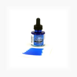 Dr. Ph. Martin's Bombay India Ink (5BY) Ink Bottle, 1.0 oz, Blue, 1 Bottle