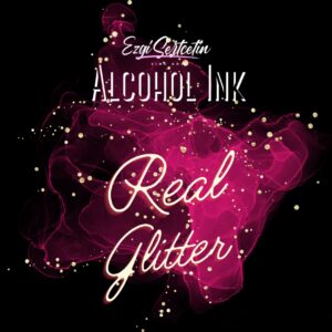 Premium Alcohol Ink Glitter Diamond White|4oz by Volume|Glittery and Vibrant|High Saturated Unique Colors|for Tumblers,Coasters,Resin Dye,Alcohol Ink Paper,Yupo,Resin Petri Dish|by Ezgi Sertcetin