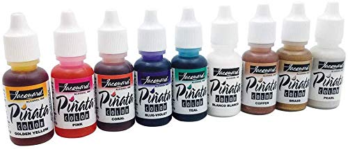 Jacquard Pinata 2-Pack Bundle - Jacquard Pinata Overtones Exciter Pack & Jacquard Pinata Color Exciter Pack, Pixiss Alcohol Ink Blending Tools