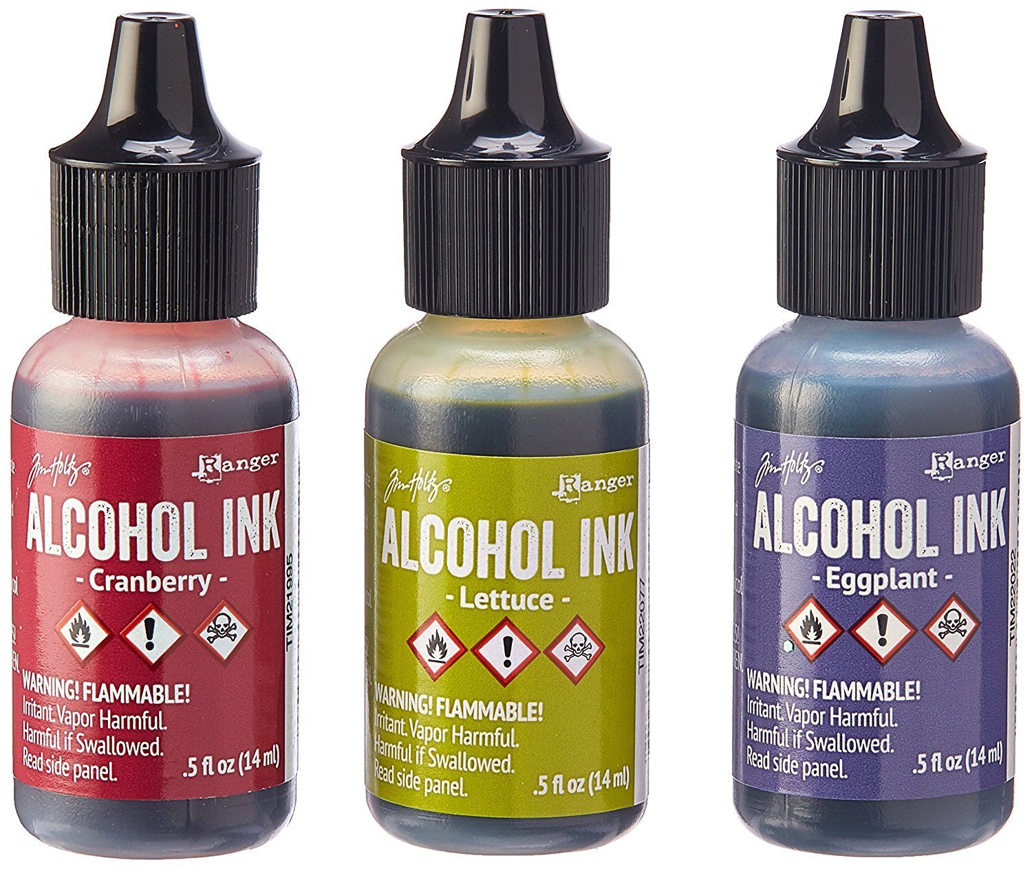 Tim Holtz - Ranger - Bundle of 6 Adirondack Alcohol Inks - Mariner and Farmers Market