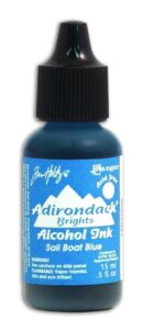 tim holtz adirondack-alcohol ink, sailboat blue, 0.5oz