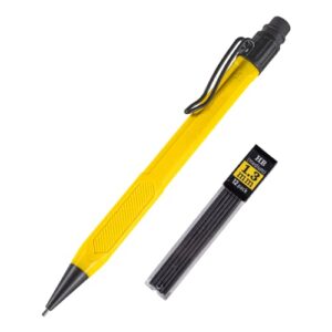 rite in the rain weatherproof mechanical pencil, yellow barrel, 1.3mm dark lead, 12 lead refills (no. ye15)