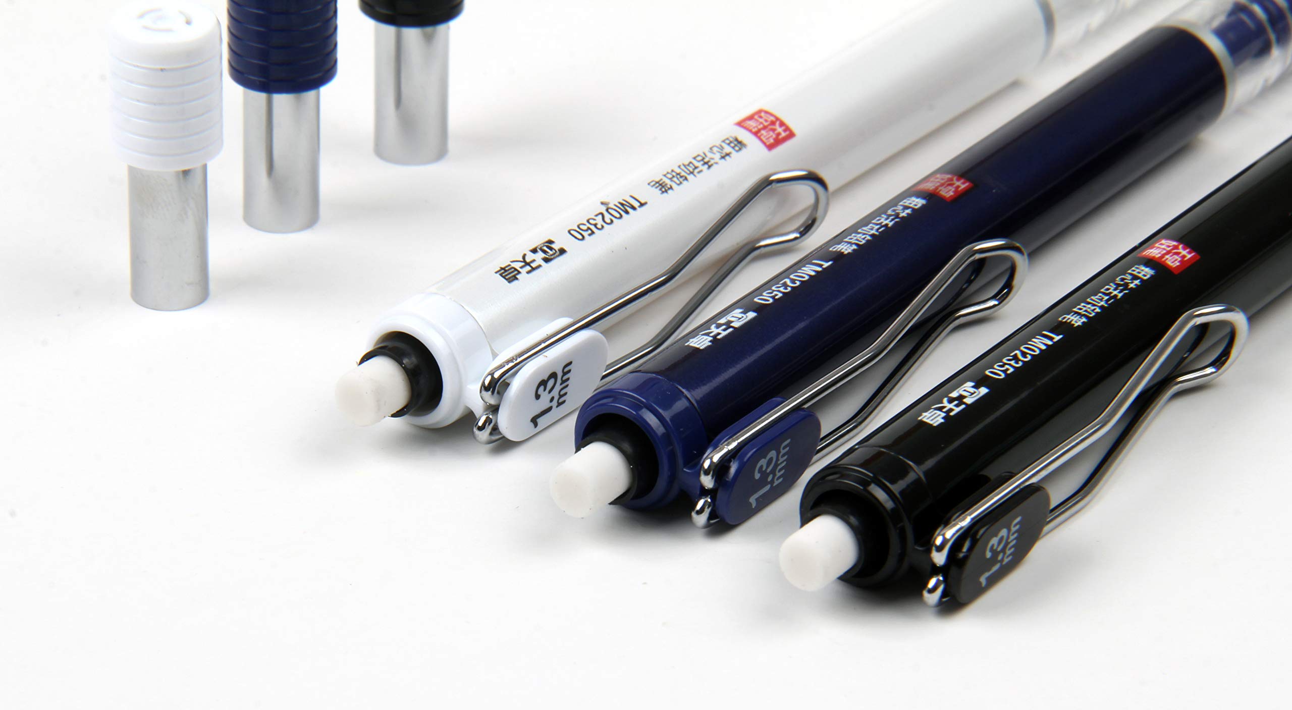 无 mechanical pencil 1.3mm HB lead pencils with refills and erasers sturdy lead Comfortable grip comfortble for writing