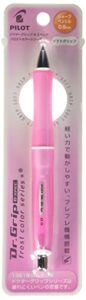 pilot dr. grip g-spec frost color shaker mechanical pencil - 0.5 mm, frost pink body (hdgs-60r-rp)