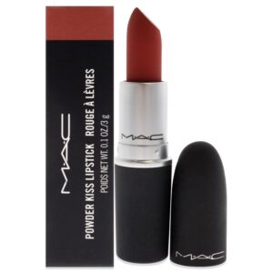 mac powder kiss lipstick - devoted to chili lipstick women 0.1 oz