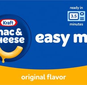 Kraft Easy Mac Original Macaroni & Cheese Microwavable Dinner (6 ct Packets)