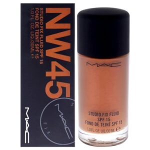 mac studio fix fluid spf 15 foundation nw 45 30ml/1 oz