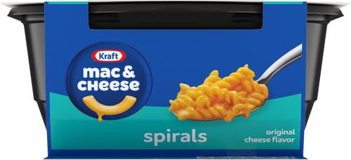 Kraft Spirals Original Macaroni and Cheese Easy Microwavable Big Bowl Dinner (3.5 oz Bowl)