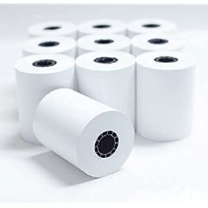 clover flex pos compatible thermal receipt paper (50 rolls) [thermal tiger brand]