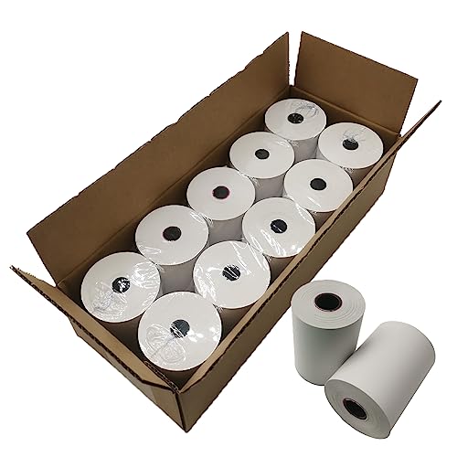 (10 Rolls) 3 1/8 x 230 Thermal Paper Rolls, BPA Free Thermal Receipt Paper Rolls, 3.125 inch Wide and 230 ft Long Per Thermal Paper Receipt Roll