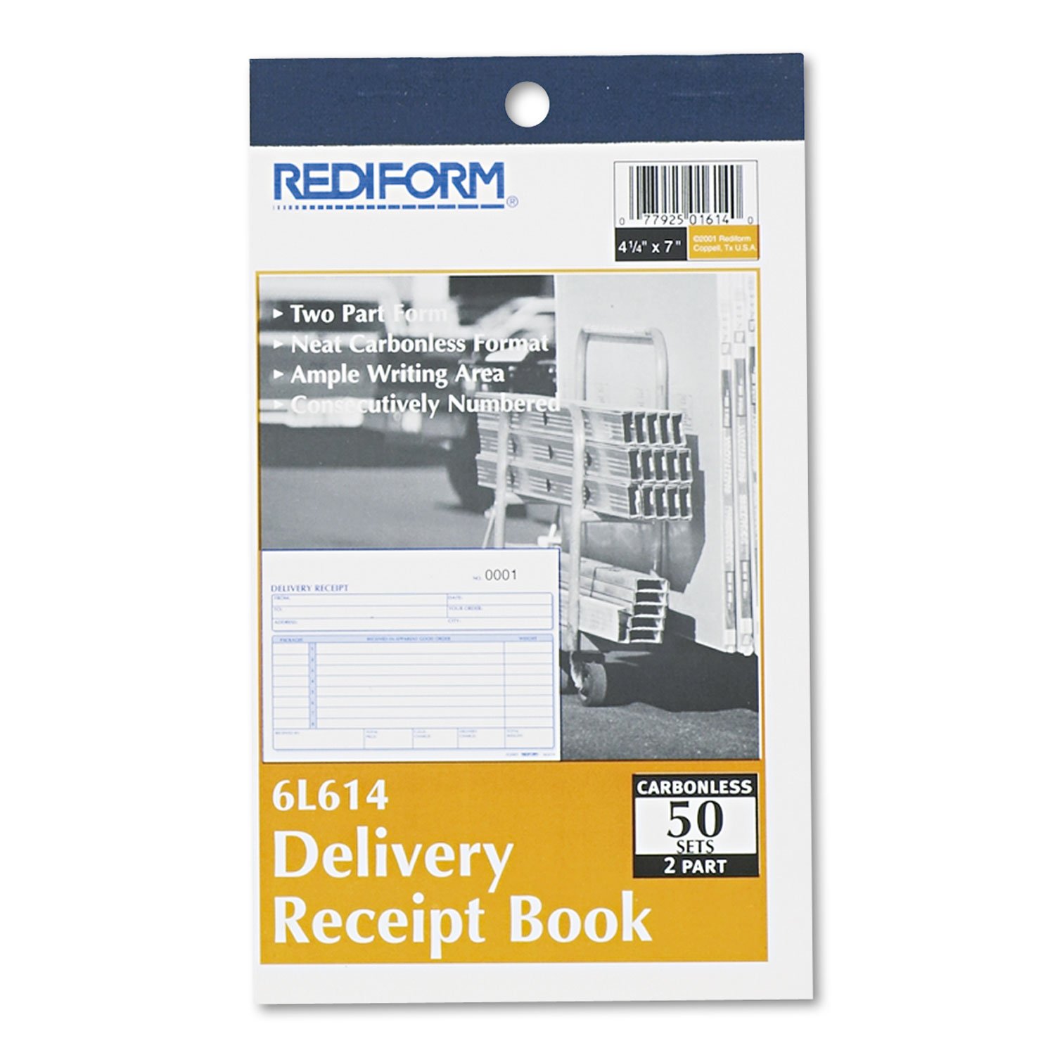 Rediform Rediform Carbonless Delivery Receipt Books (RED6L614)