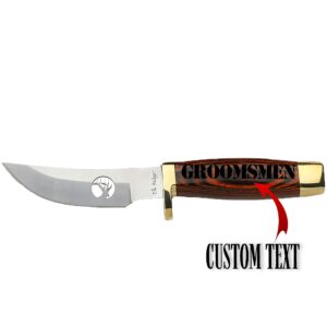 Personalized Overall Axe Knife, Different Custom Names Knife, Engraved with Your Personalizations, Design Your Own (ER-050N)