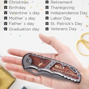 Personalized Gift for Men & Women - Customized Pocket Knife - Gifts for Dad Husband - Custom Engraved Knives - Gift Idea for Birthday Christmas Valentine's Day Anniversary - Present for Father Husband Stepdad 97010 PS