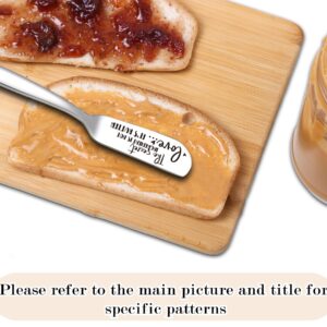 Best Dad In The Galaxy Funny Butter Knife, Engraved Stainless Steel Peanut Butter Spreader Cream Cheese Knives, Novelty Anniversary Christmas Gifts for Sandwich Bread Toast Butter Lover