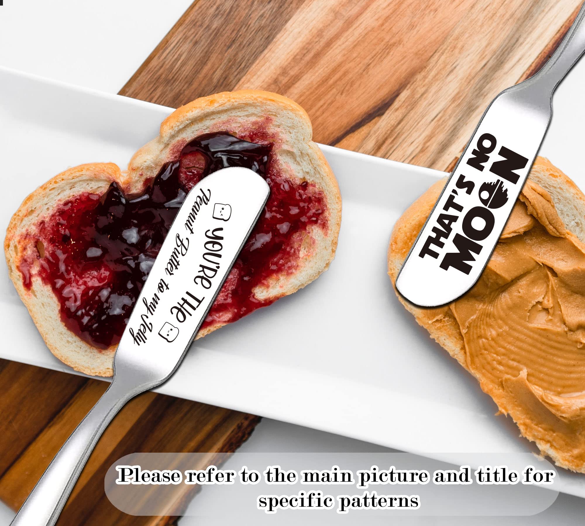 Best Dad In The Galaxy Funny Butter Knife, Engraved Stainless Steel Peanut Butter Spreader Cream Cheese Knives, Novelty Anniversary Christmas Gifts for Sandwich Bread Toast Butter Lover