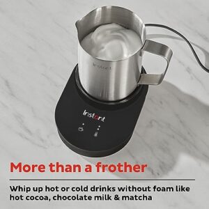 Instant Pot Instant Magic Froth 9-in-1 Electric Milk Steamer and Frother,17oz Stainless Steel Pitcher,Hot and Cold Foam Maker and Milk Warmer for Lattes,Cappuccinos,Macchiato