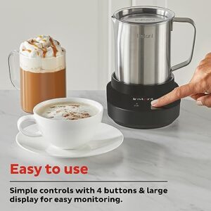 Instant Pot Instant Magic Froth 9-in-1 Electric Milk Steamer and Frother,17oz Stainless Steel Pitcher,Hot and Cold Foam Maker and Milk Warmer for Lattes,Cappuccinos,Macchiato