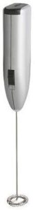 kpibest milk frother silver handheld stainless steel, portable and powerful foam maker for coffee egg