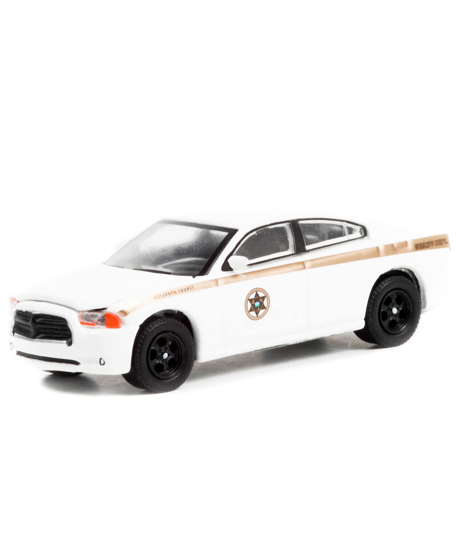 2011 Charger Pursuit White Absaroka County Sheriff's Department Hobby Exclusive 1/64 Diecast Model Car by Greenlight 30334