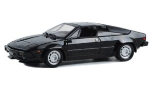 1984 lambo jalpa p3500 black rocky iv (1985) movie hollywood series 1/43 diecast model car by greenlight 86638