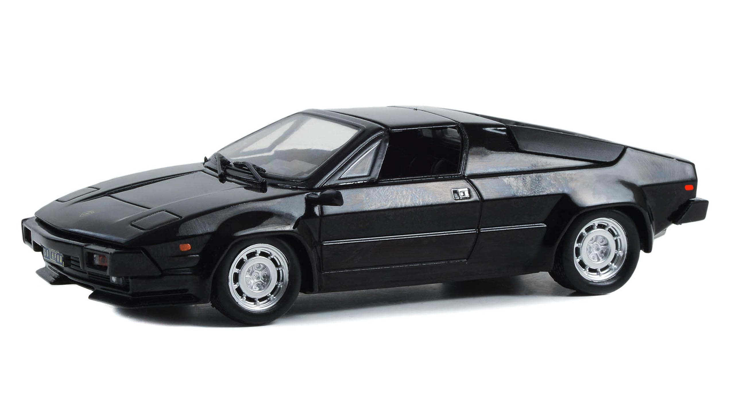 1984 Lambo Jalpa P3500 Black Rocky IV (1985) Movie Hollywood Series 1/43 Diecast Model Car by Greenlight 86638