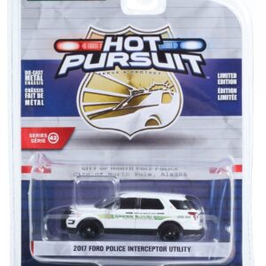 Greenlight 43000-C Hot Pursuit Series 42-2017 Police Interceptor Utility - City of North Pole, Alaska Police 1:64 Scale Diecast