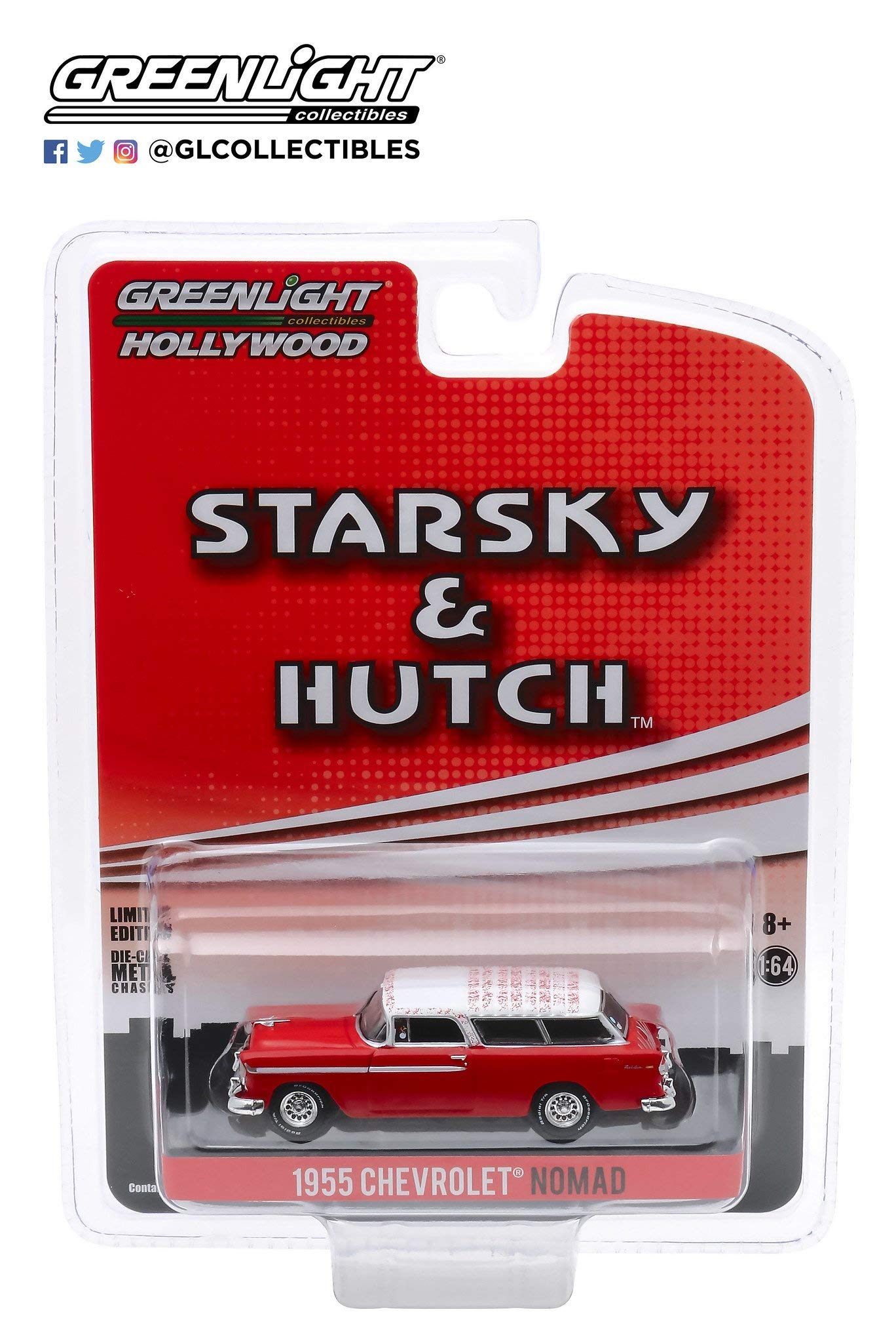 Greenlight 1:64 Hollywood Special Edition - Starsky and Hutch (1975-79 TV Series) - 1955 Nomad 44855-A