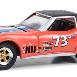 Greenlight 41135-B Gulf Oil Special Edition Series 1-1969 Chevy Corvette #73 1/64 Scale