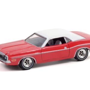 GreenLight 1:64 1970 Dodg&e Challenger - The Challenger Deputy - Bright Red with White Roof (Hobby Exclusive) 30313 [Shipping from Canada]