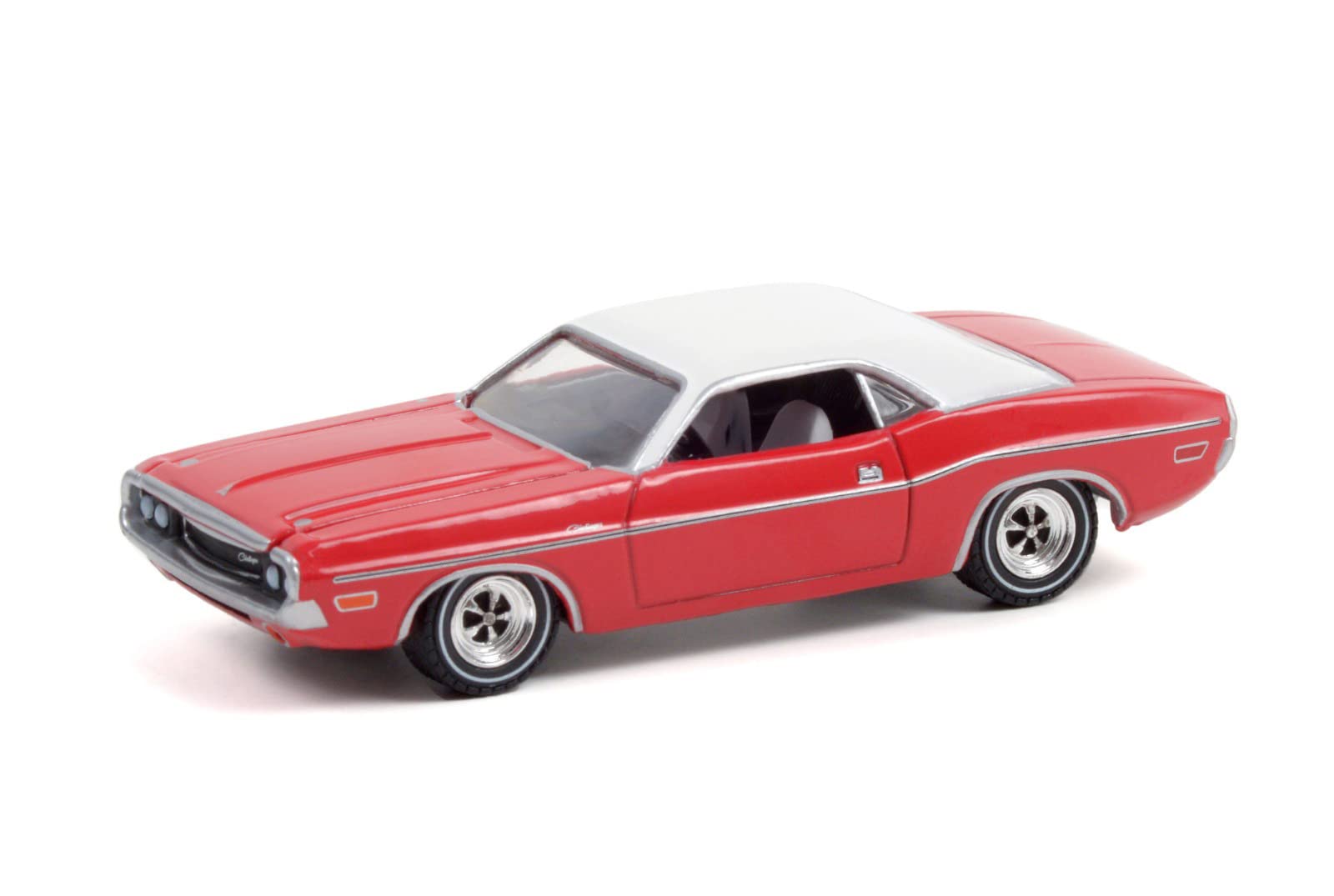 GreenLight 1:64 1970 Dodg&e Challenger - The Challenger Deputy - Bright Red with White Roof (Hobby Exclusive) 30313 [Shipping from Canada]