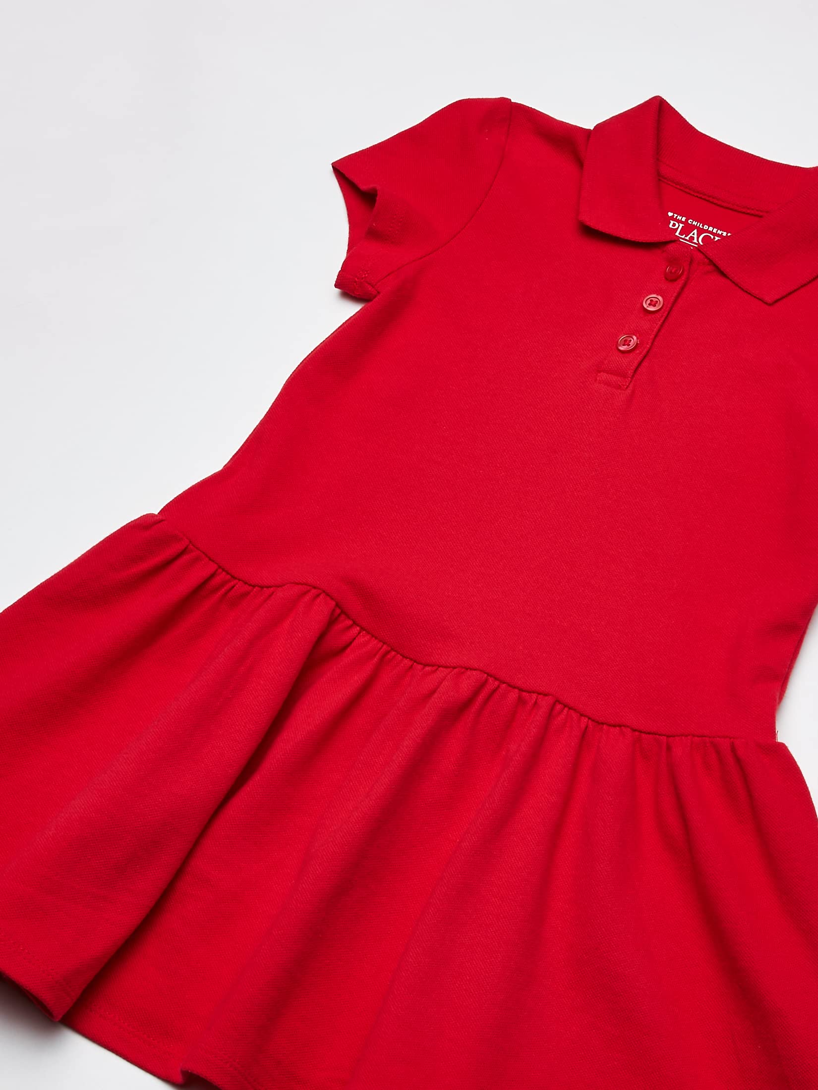 The Children's Place Baby Girls and Toddler Short Sleeve Pique Polo Dress