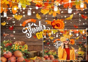 dudaacvt 8x6ft thanksgiving photography backdrop rustic wooden floor barn harvest background thanksgiving turkey autumn pumpkins backdrop thanksgiving party decoration backdrop d643