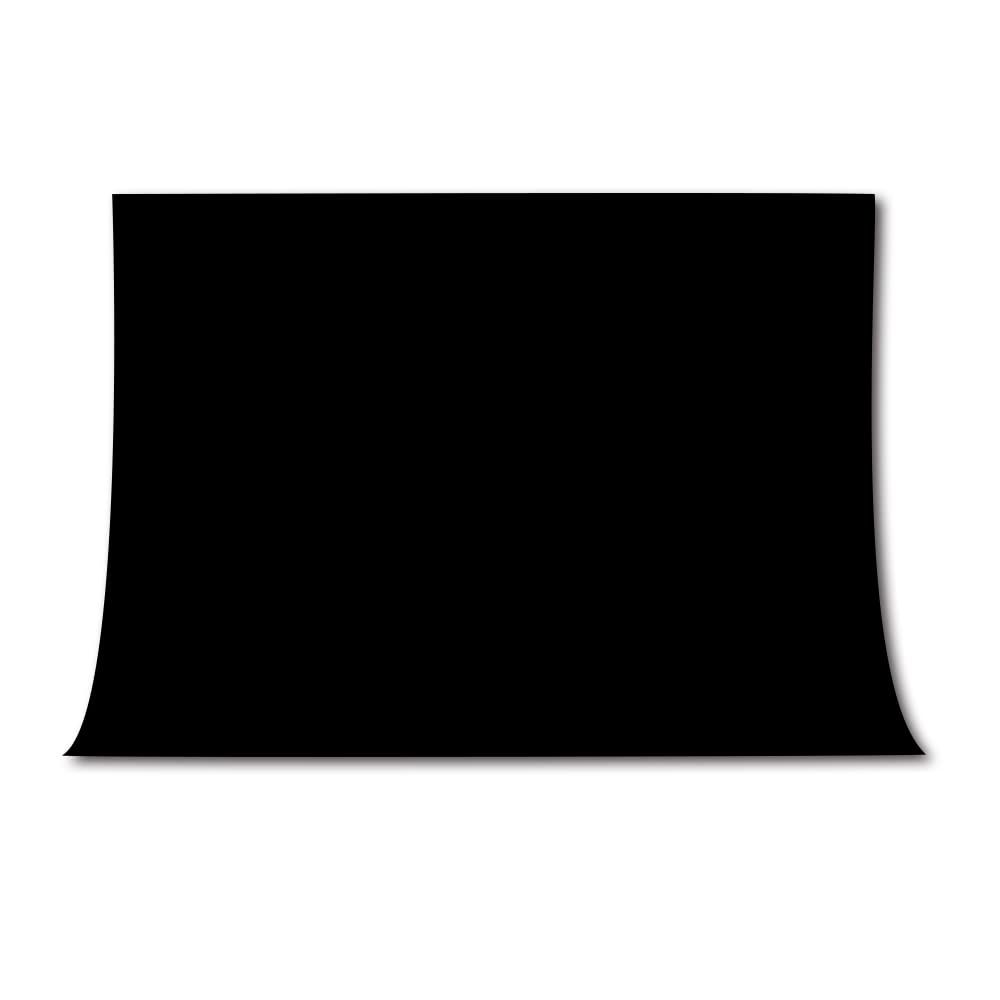 MTMETY 10x7ft Black Photo Video Photography Background Studio Non-Woven Fabric Backdrop Screen PURME002